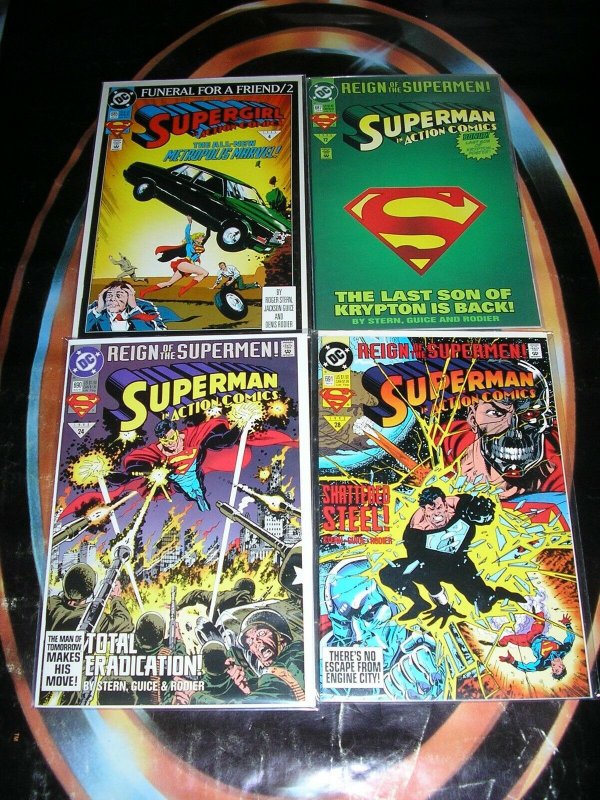 SUPERMAN IN ACTION COMICS (DC)1989-1997, 16 diff, 0, 640-740 decade quick survey | Comic Books ...