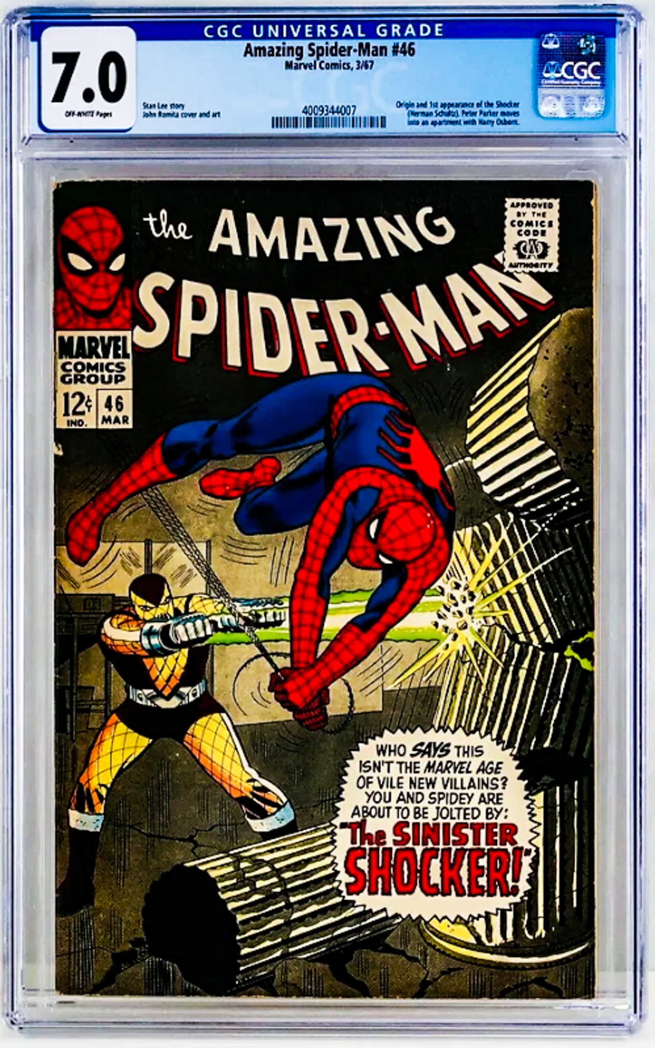 The Amazing Spider-Man #46 (1967) CGC Graded 7.0 - Spidey meets The ...