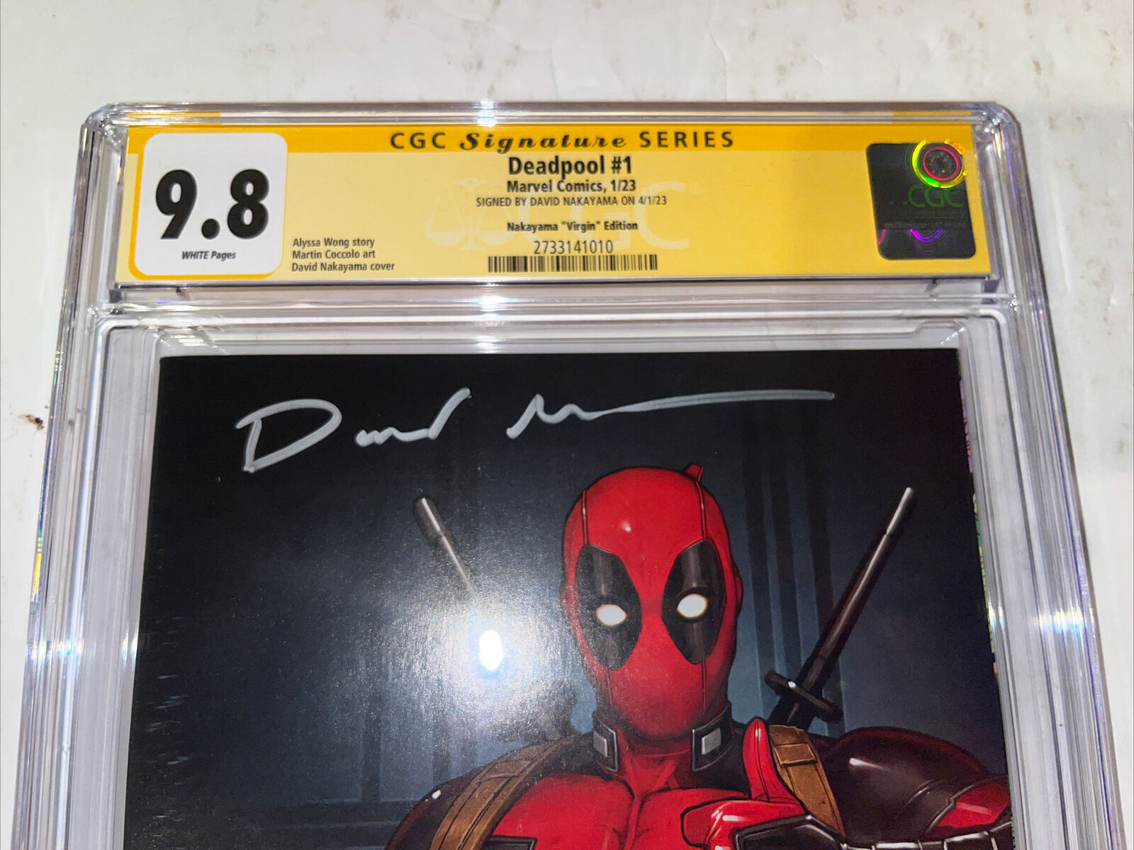 Deadpool (2023) # 1 (CGC 9.8 SS) Signed David Nakayama • Virgin 1:100 ...