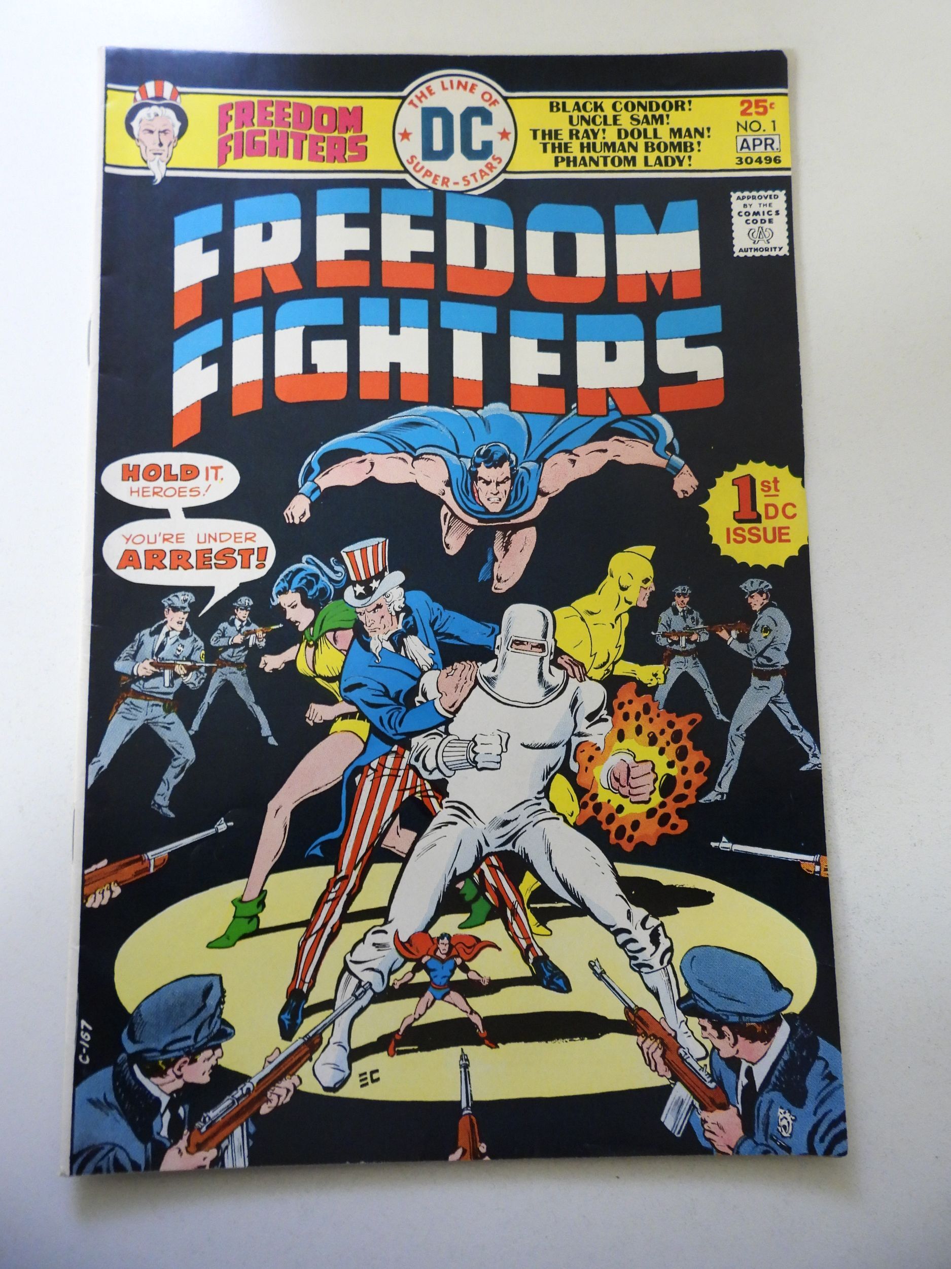 Freedom Fighters #1 (1976) FN Condition | Comic Books - Bronze Age, DC ...