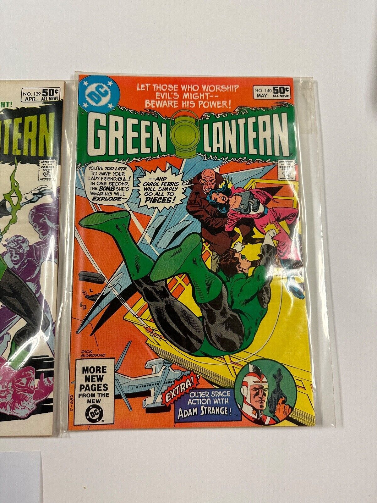 3 Green Lantern DC Comic Book # 137 139 140 Superman Flash Batman 20 ...