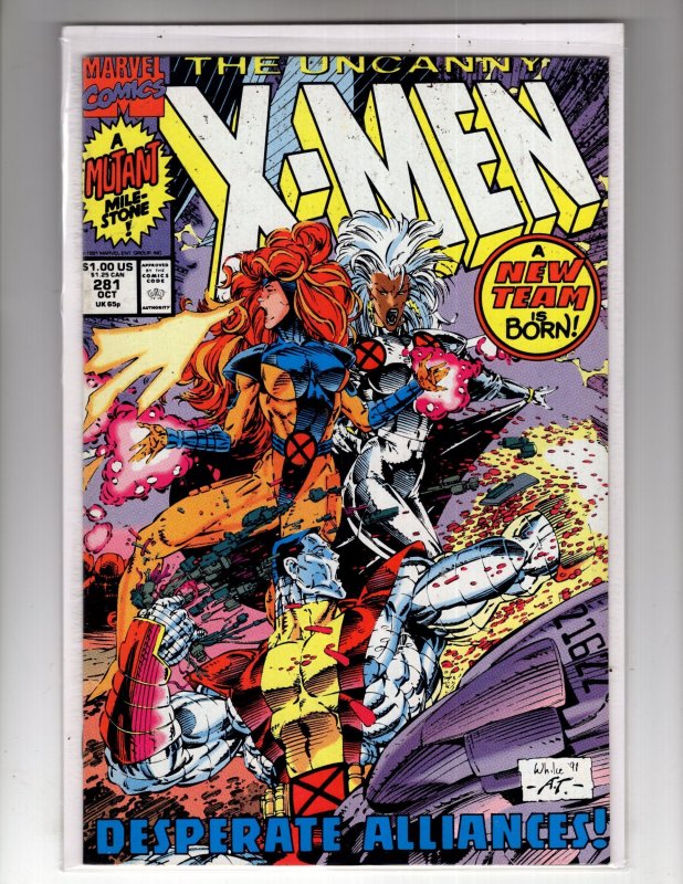 The Uncanny X-Men #281 (1991) A NEW TEAM IS BORN! ~ Whilce Portacio ...