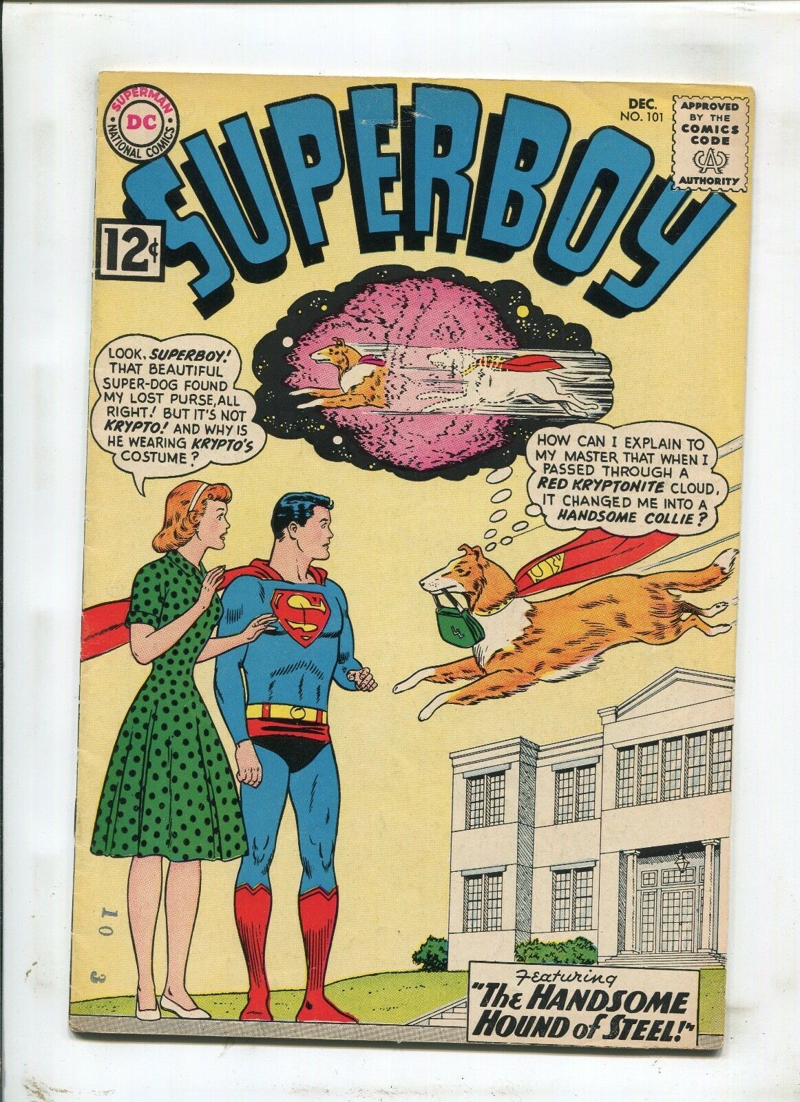 Superboy #101 - Handsome Hound of Steel! - (7.0) 1962 | Comic Books ...