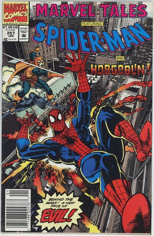 Marvel Tales #257 (1964) - 8.0 VF *Amazing Spider-Man #238 Reprint ...