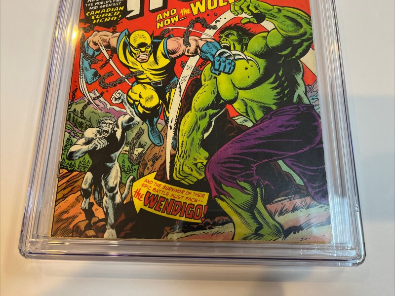 Incredible Hulk (1974) # 181 (CGC 4.5 SS) Signed Sketch (Wolverine) Roy ...