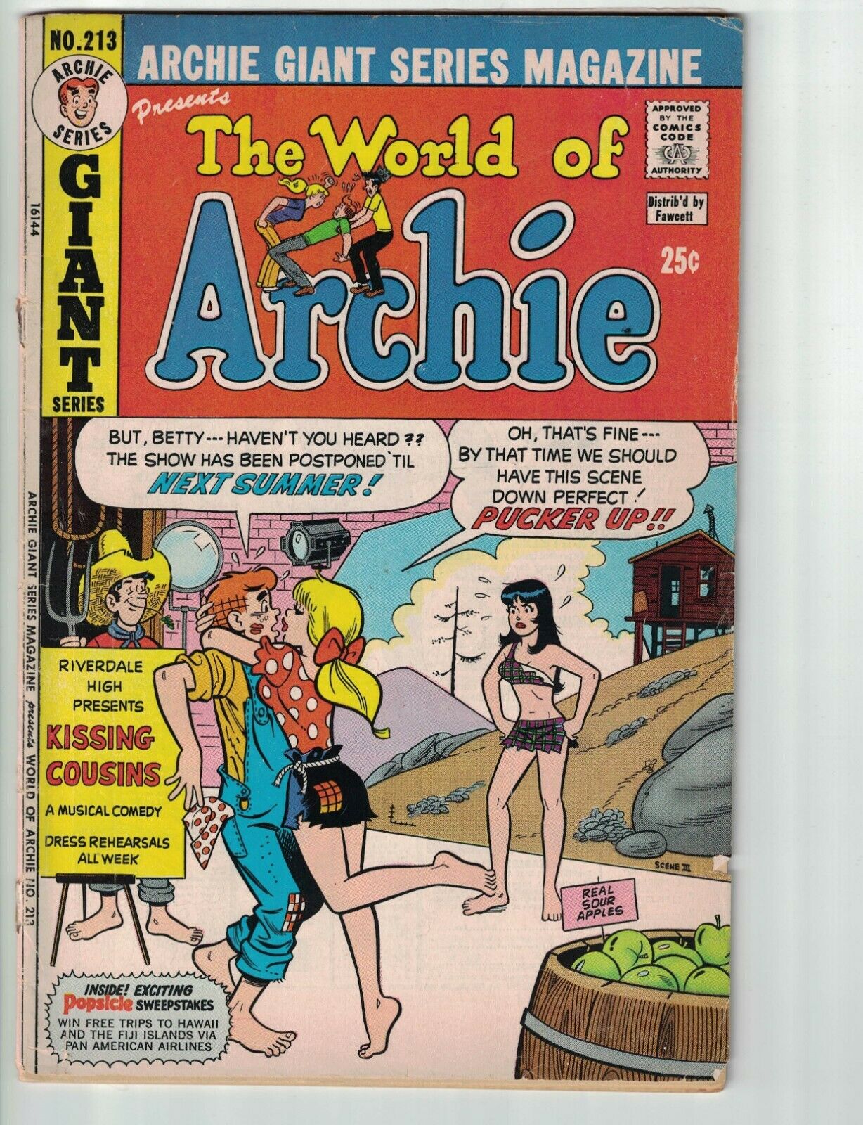 Archie Giant Series Magazine #213 "Kissing Cousins" cover - world of ...