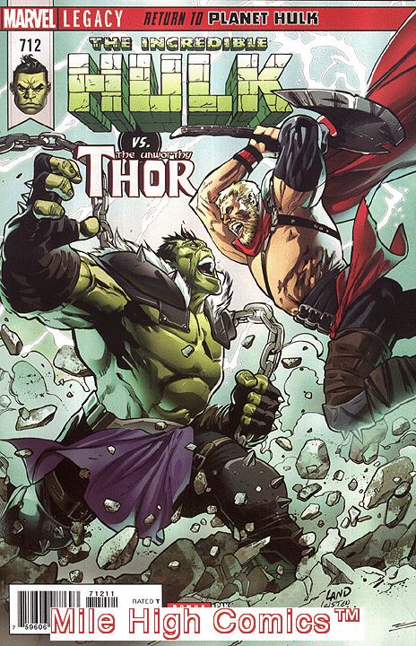 HULK (2017 Series) (MARVEL LEGACY)(INCREDIBLE HULK #712 Fine Comics ...
