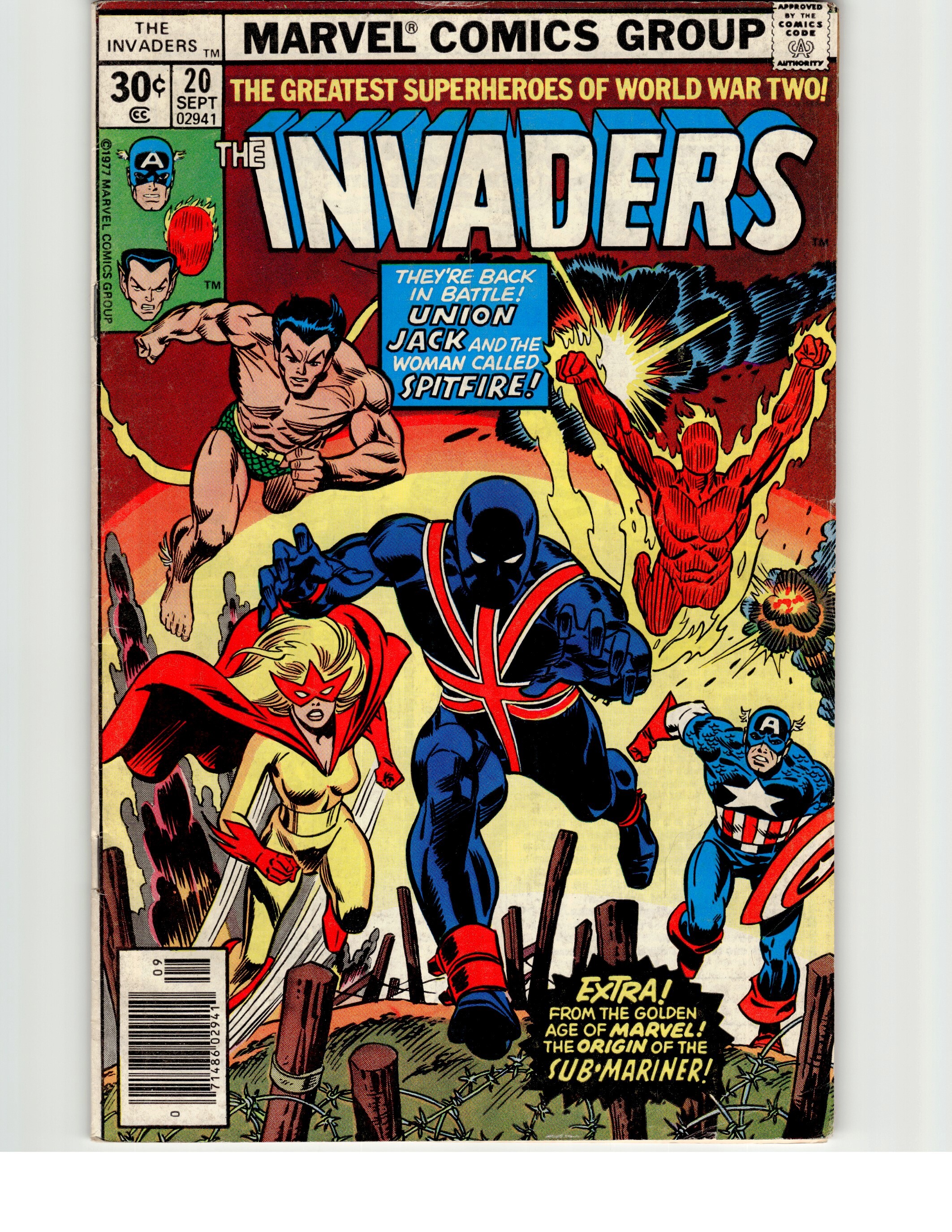 The Invaders #20 (1977) The Invaders [Key Issue] | Comic Books - Bronze ...