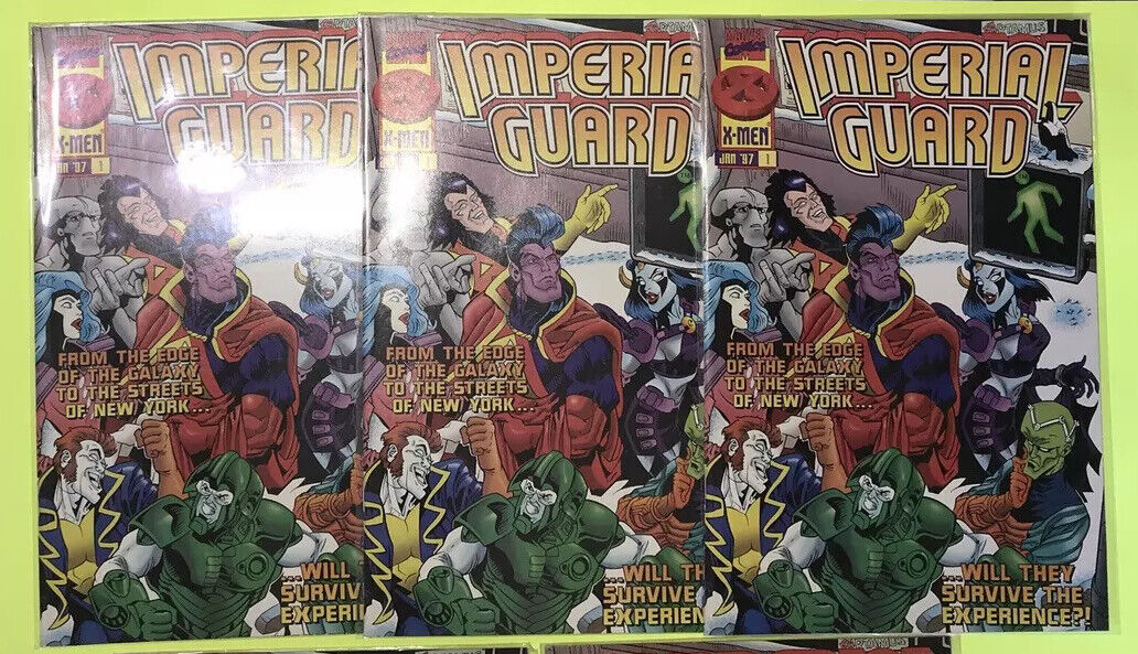 Imperial Guard #1 (5copies) Lot Marvel 1997 Gladiator Brian Augustyn(sh ...