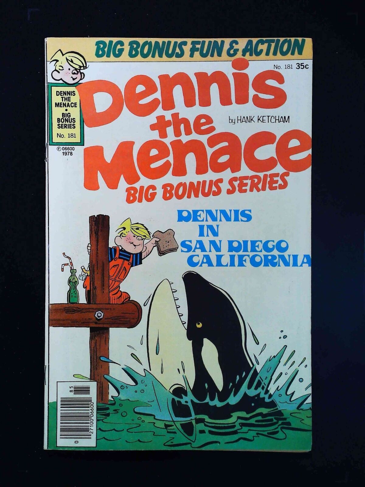 Dennis The Menace Bonus Magazine Series #181 Fawcett Comics 1978 Fn ...