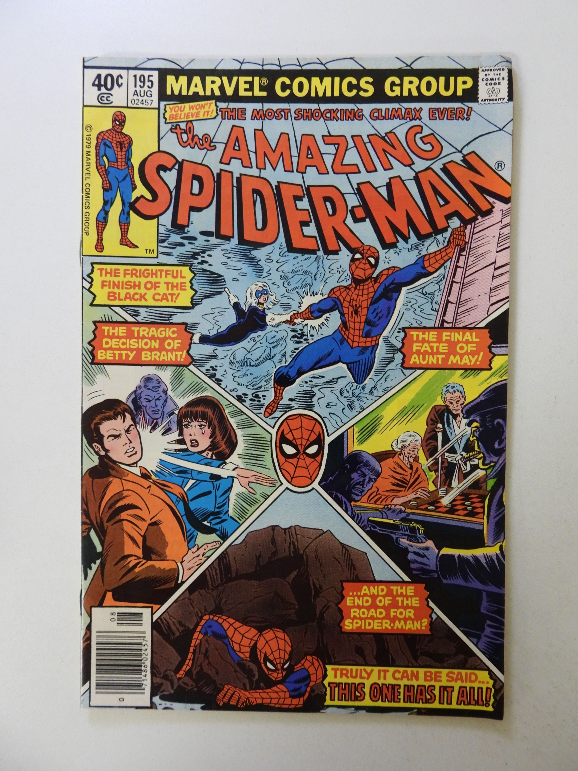 The Amazing Spider-Man #195 (1979) 2nd appearance of Black Cat FN/VF ...