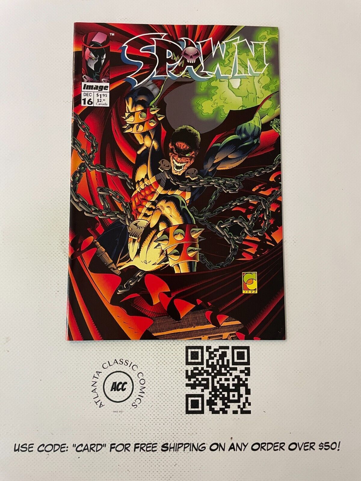 Spawn # 16 NM- Image Comic Book Todd McFarlane Angela Clown 18 LP7 ...