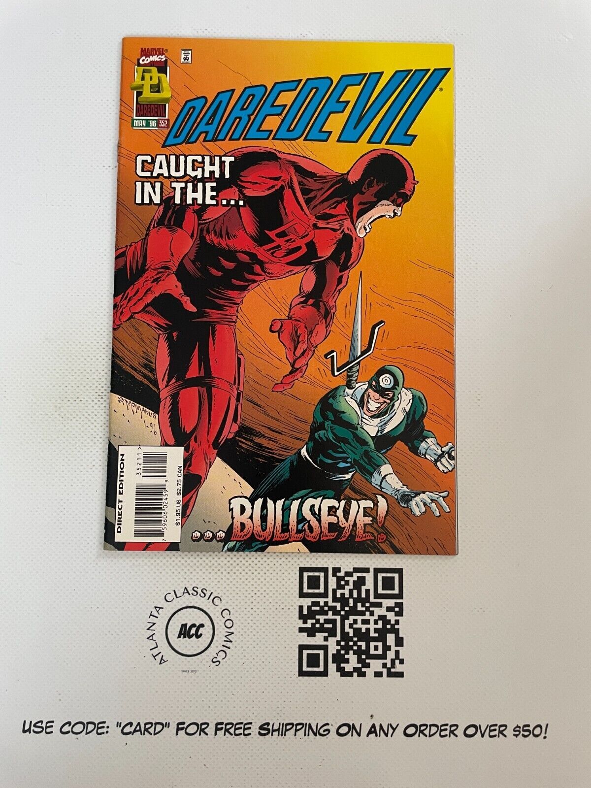 Daredevil # 352 NM Marvel Comic Book Bullseye Elektra 1996 Defenders Hulk 7 J202 | Comic Books ...