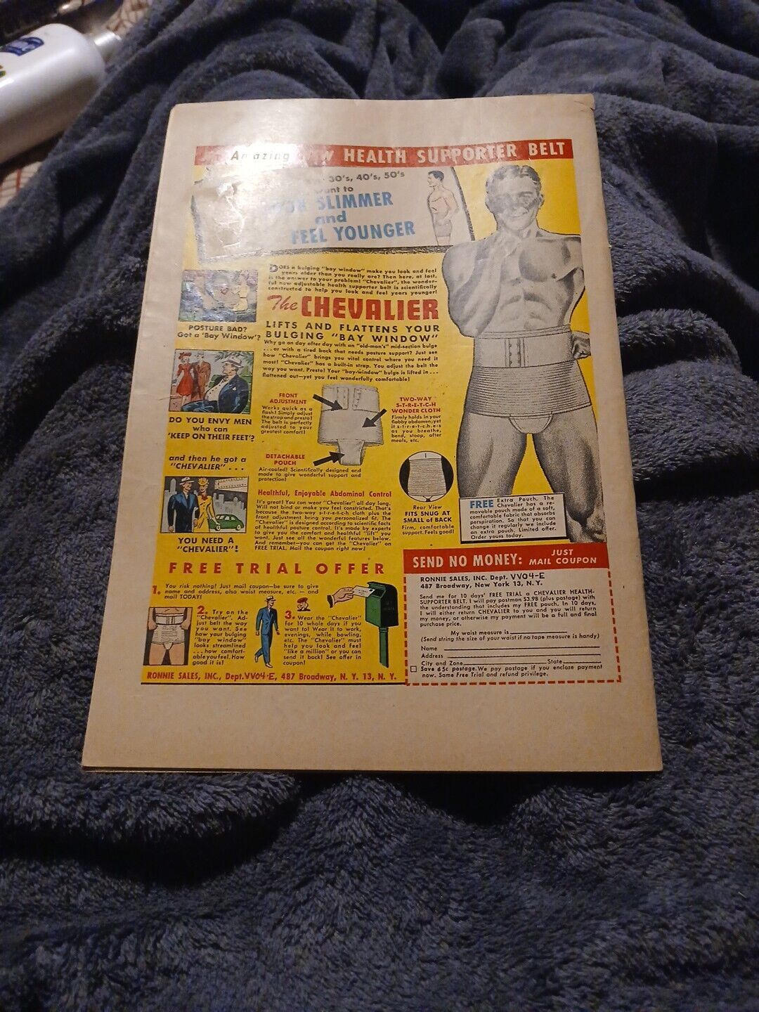 FIGHTING MAN #1 Ajax 1952-FARRELL COMICS-BATTLE ADVENTURES Golden Age ...