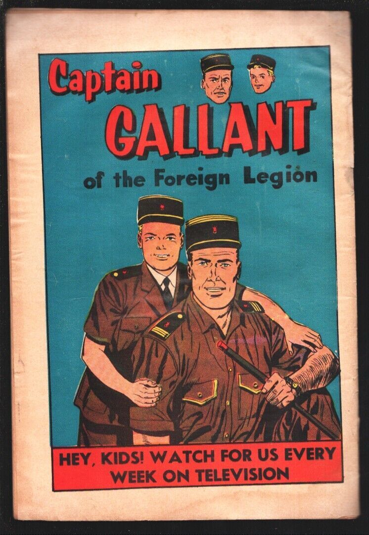 Captain Gallant #3 1958-Based on Buster Crabbe TV series-Photo inside ...