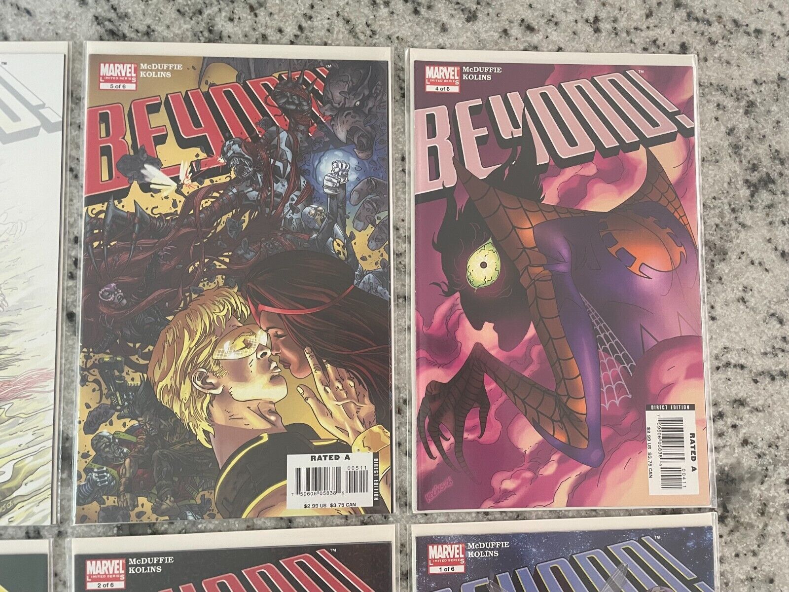 Beyond COMPLETE Marvel Comics LTD Series # 1 2 3 4 5 6 NM Venom Spider ...