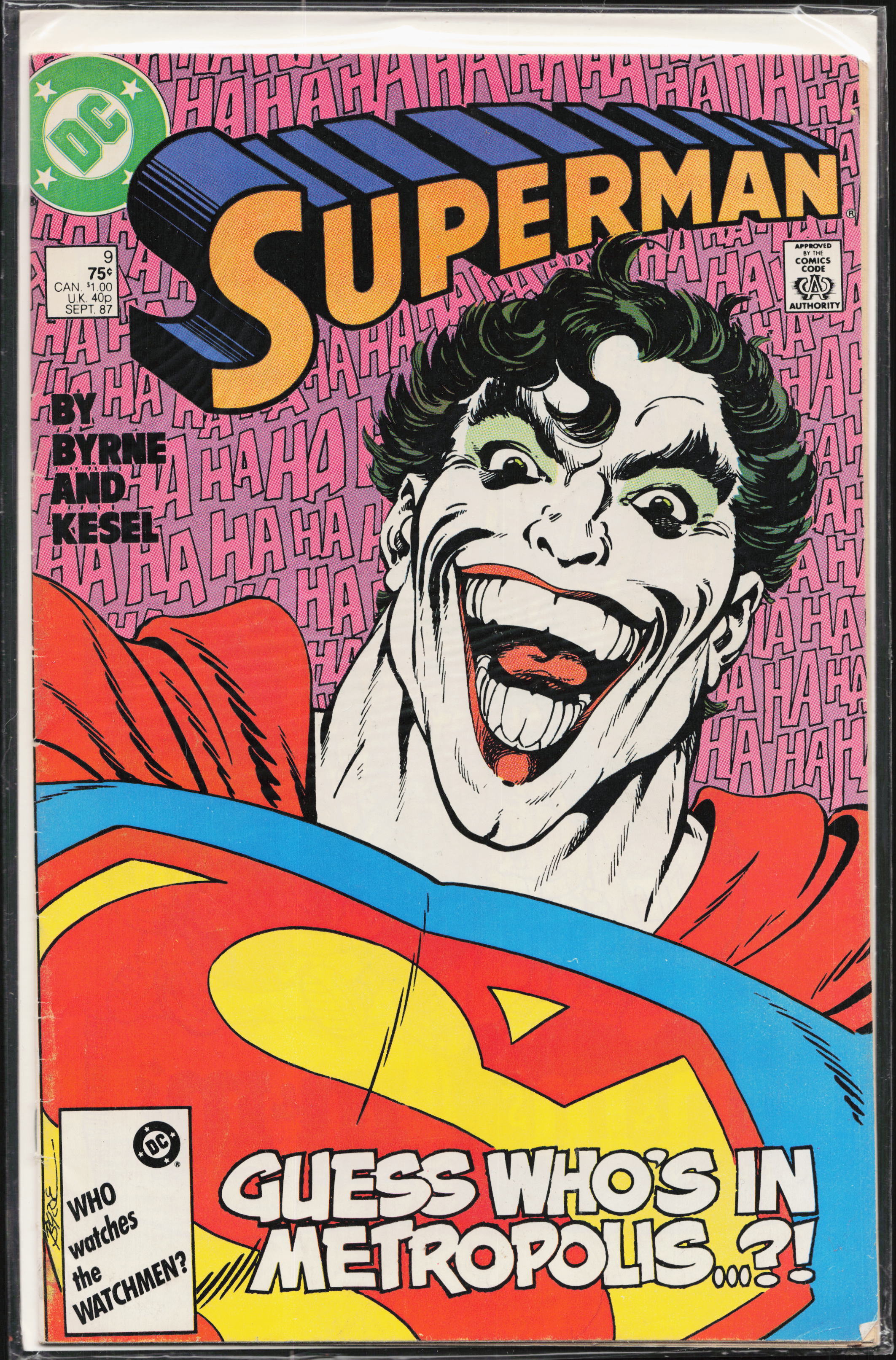 Superman #9 (1987) Superman | Comic Books - Copper Age, DC Comics, Superman, Superhero / HipComic