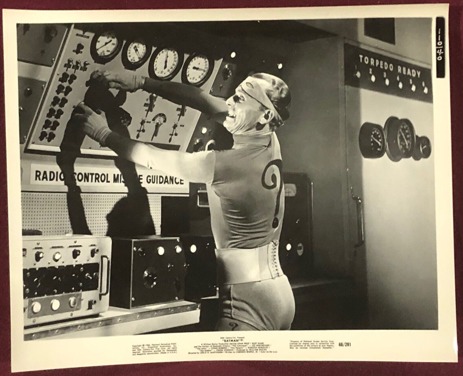 Batman 1966 Original Movie Photo Still Riddler Frank Gorshin | Comic ...