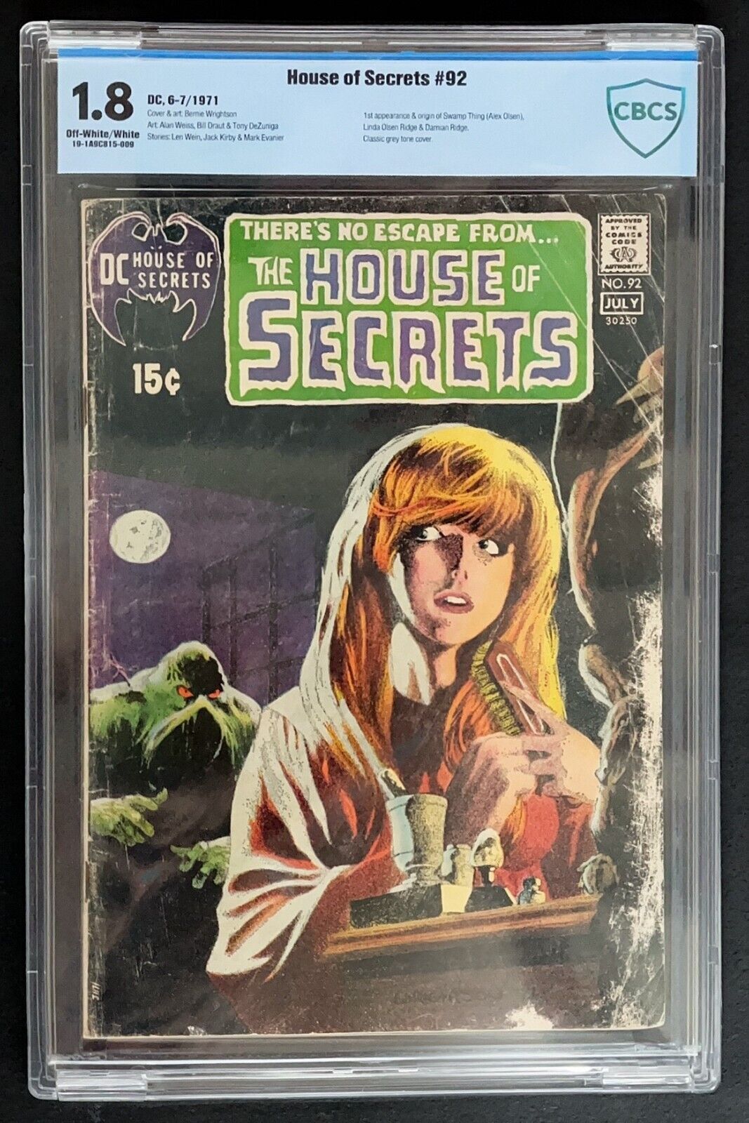 House of Secrets #92 CBCS 1.8 DC 1971 | Comic Books - Bronze Age, DC ...