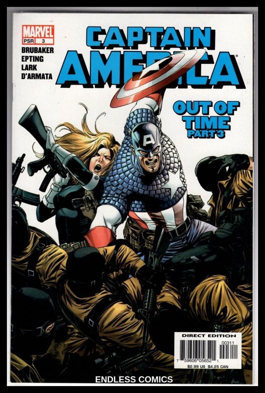 Captain America #3 (2005) Ed Brubaker / ID#02 | Comic Books - Modern ...