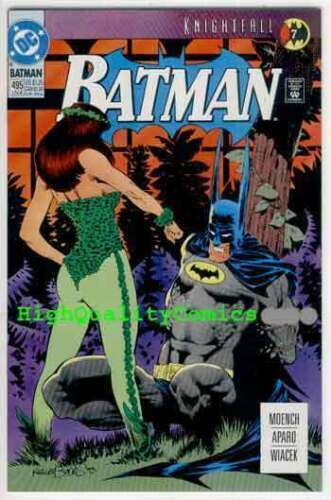 BATMAN #495, NM-, Poison Ivy, 1993, Joker, Knightfall, Bane, more BM in ...