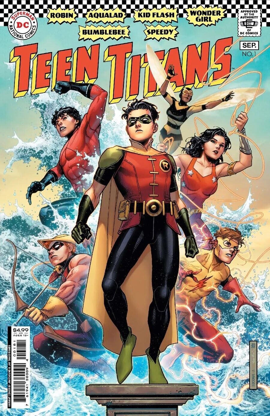 Worlds Finest Teen Titans #1 Cover E Variant Cheung Foil Cover Marvel ...