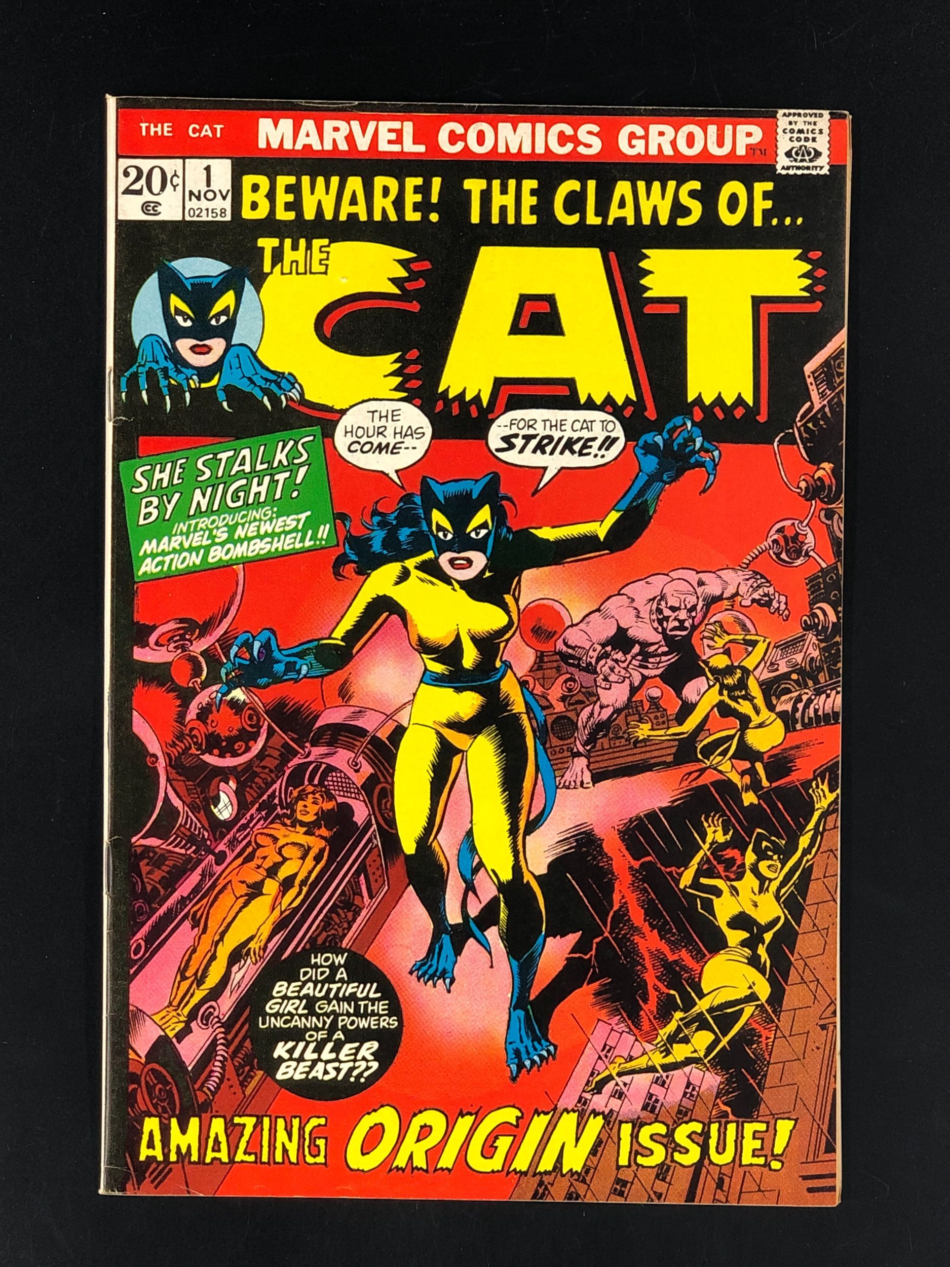 The Cat #1 (1972) VF+ 1st App of The Cat Tigra Greer Nelson | Comic ...