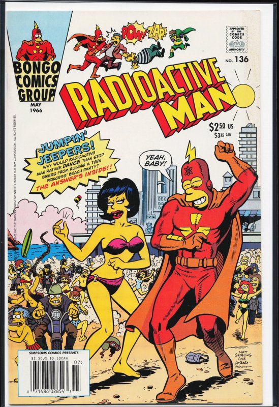 Bongo Comics Presents Radioactive Man #3 (2001) Radioactive Man | Comic Books - Modern Age ...