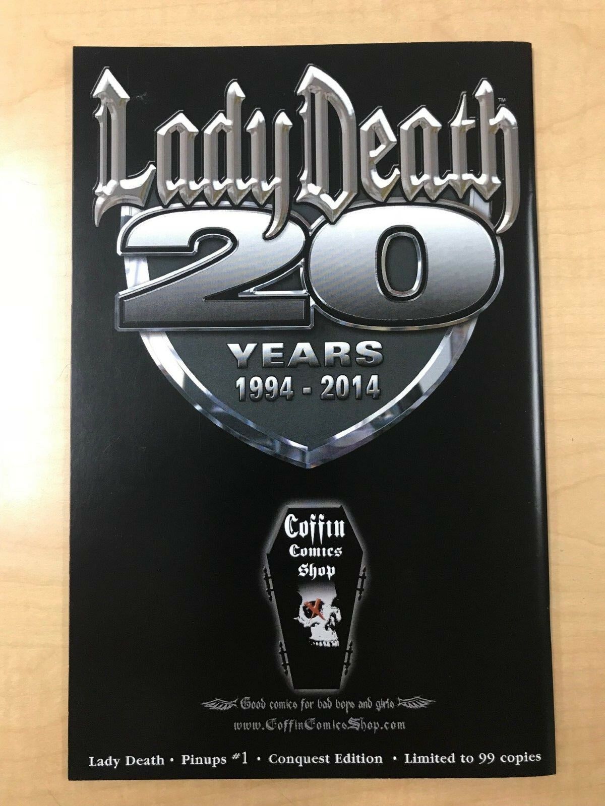 LADY DEATH Pin Ups #1 Conquest JEWEL Variant Cover by Paolo Pantalena ...