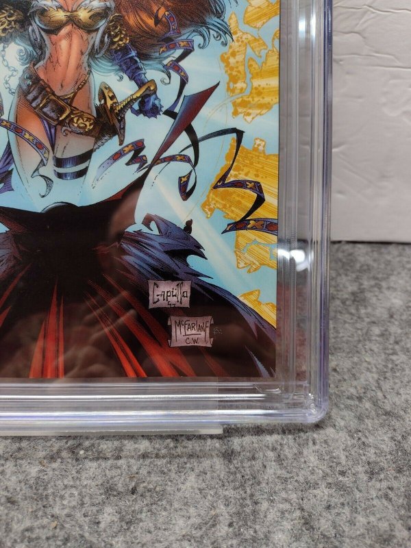 RARE! SPAWN #62 CGC 9.4 NEWSSTAND Angela Todd McFarlane 1997 IMAGE ...