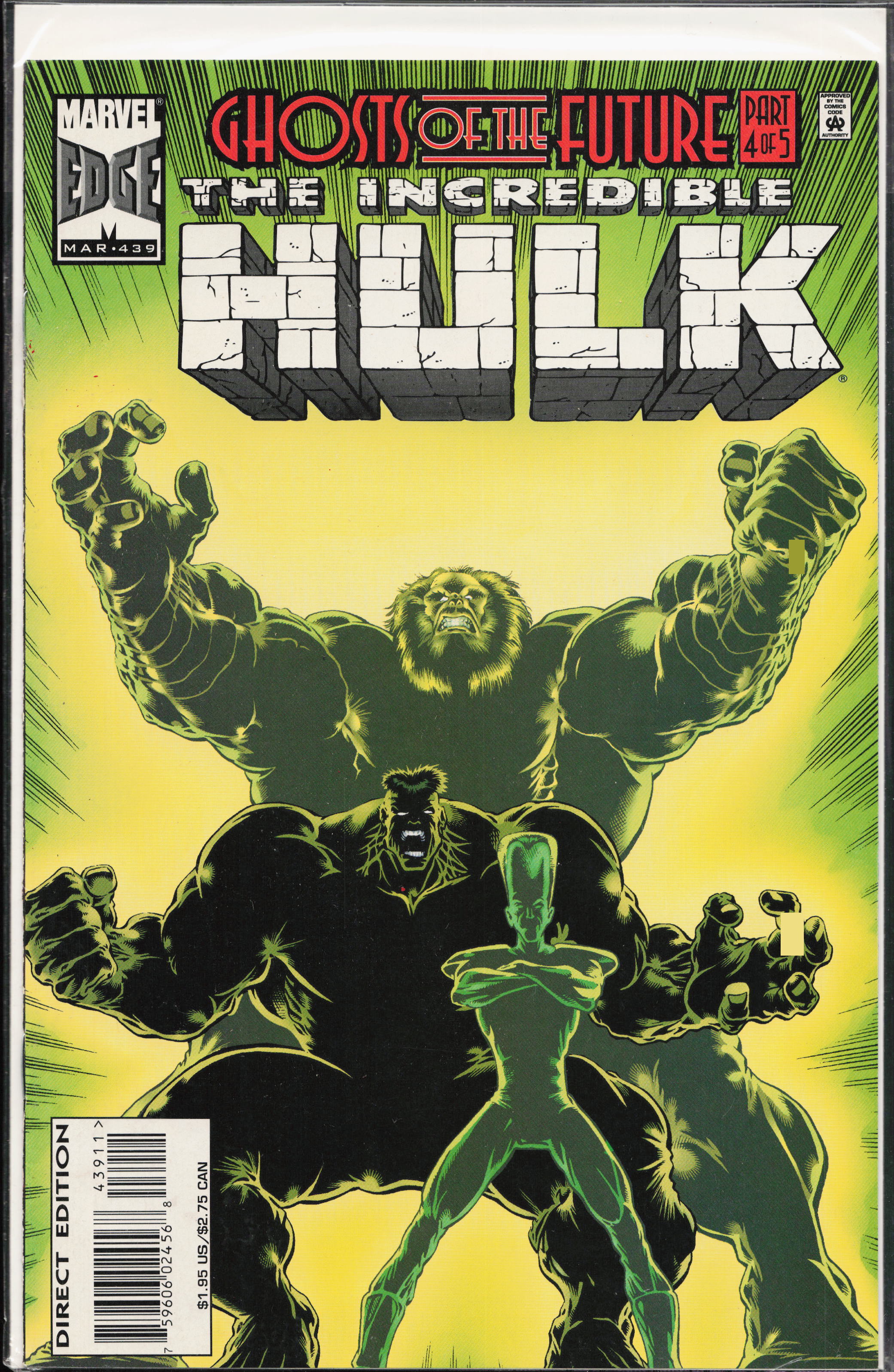 The Incredible Hulk #439 (1996) Hulk | Comic Books - Modern Age, Marvel ...