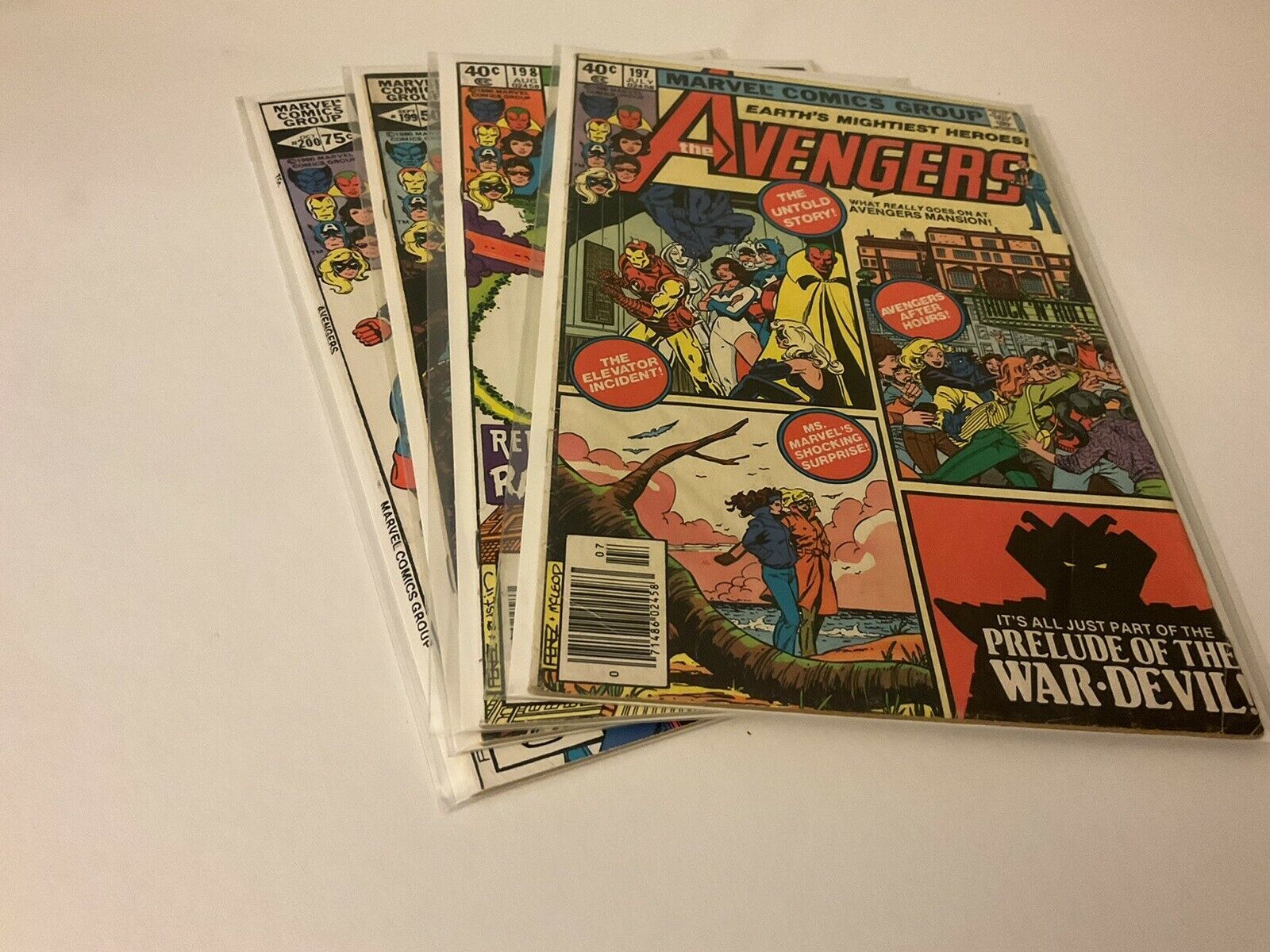 Avengers 197 198 199 200 Fn-Vf Fine-Very Fine 8.0 Marvel Comics | Comic ...