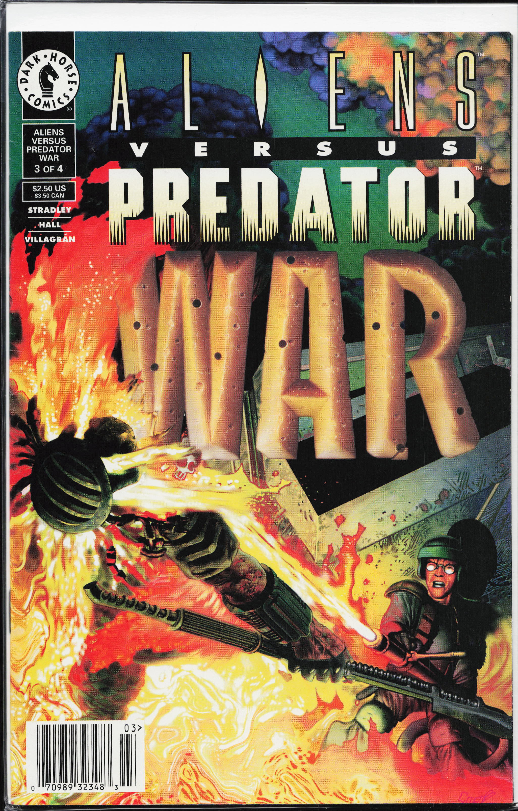 Aliens vs. Predator: War #3 (1995) Aliens vs. Predator | Comic Books ...