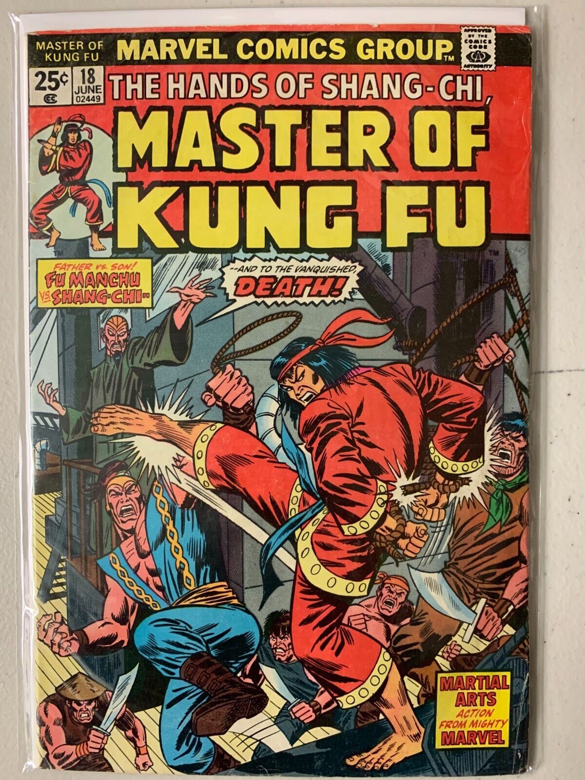 Master of Kung Fu #18 Fu Manchu Appearance 6.0 FN (1974) | Comic Books ...