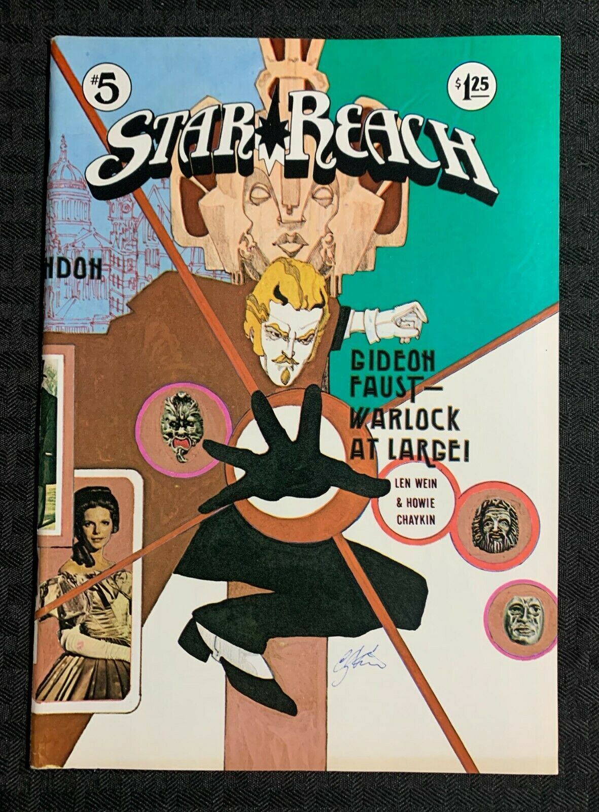 1977 STAR REACH #5 FVF 7.0 Gideon Faust by Howard Chaykin / 2nd ...