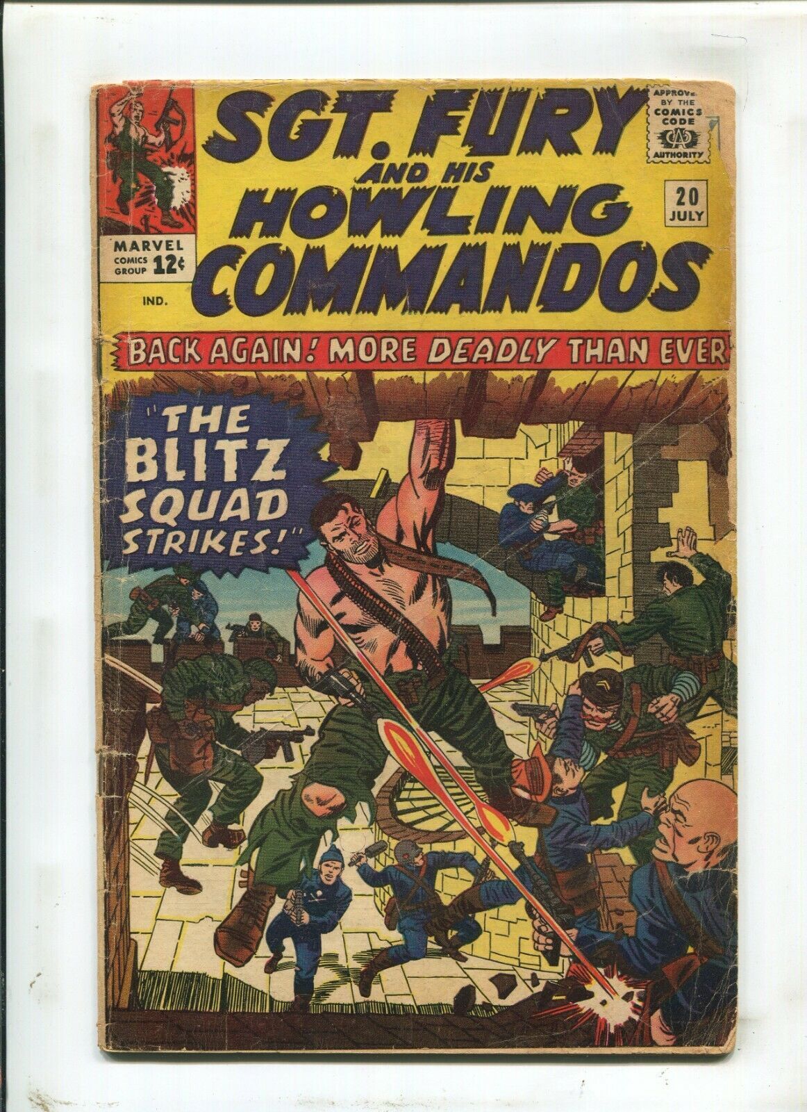 Sgt. Fury & His Howling Commandos #20 - The Blitz Squad Strikes (3.0) 1965 | Comic Books ...