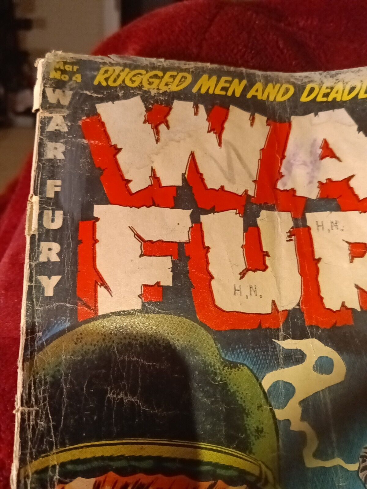 War Fury 4 HTF Golden Age Don Heck Cover Art 1953 Pre-code Army Combat ...