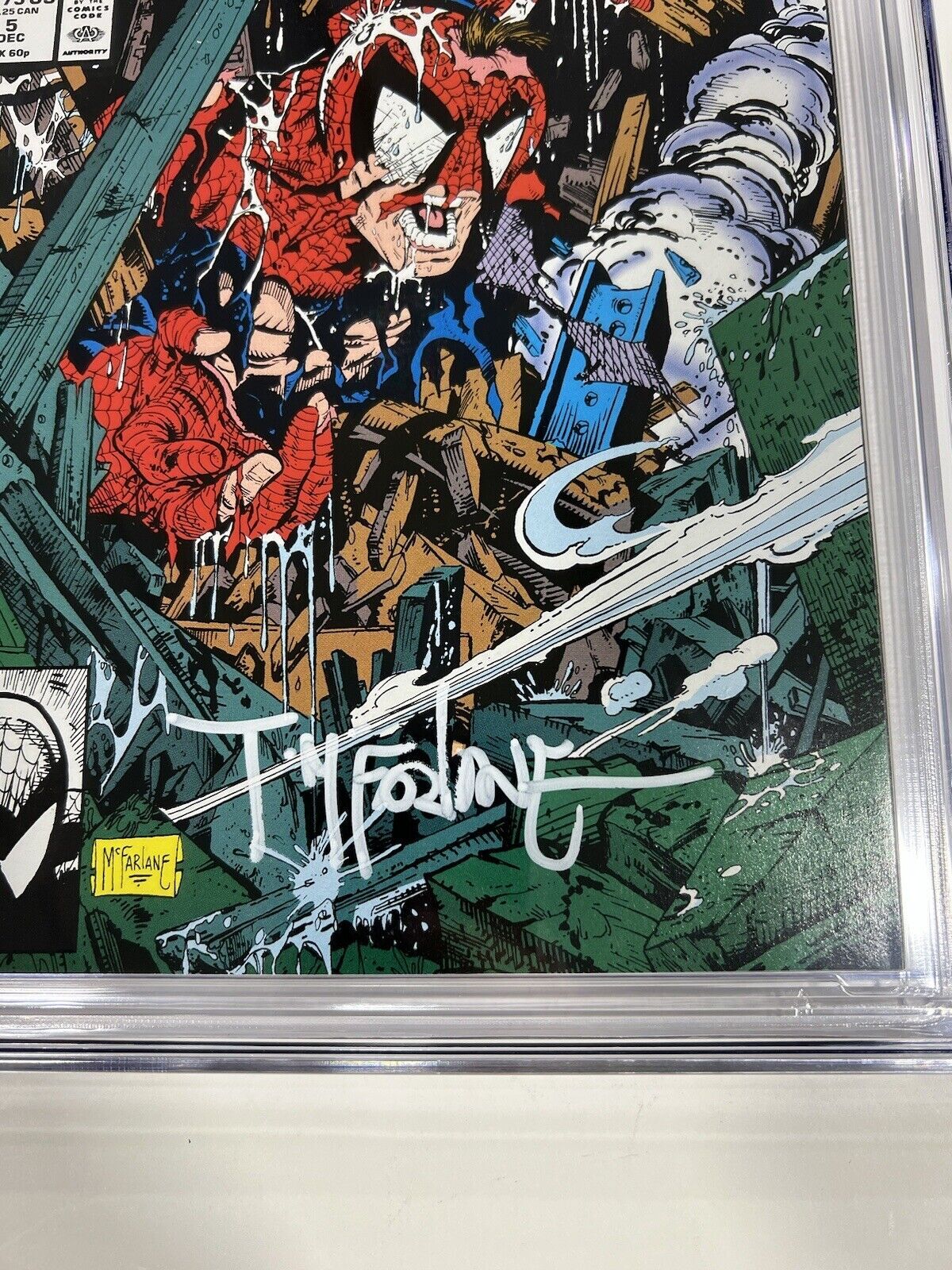 Spider-Man 5 CGC 9.8 1990 Marvel Signature series SS Signed Todd ...