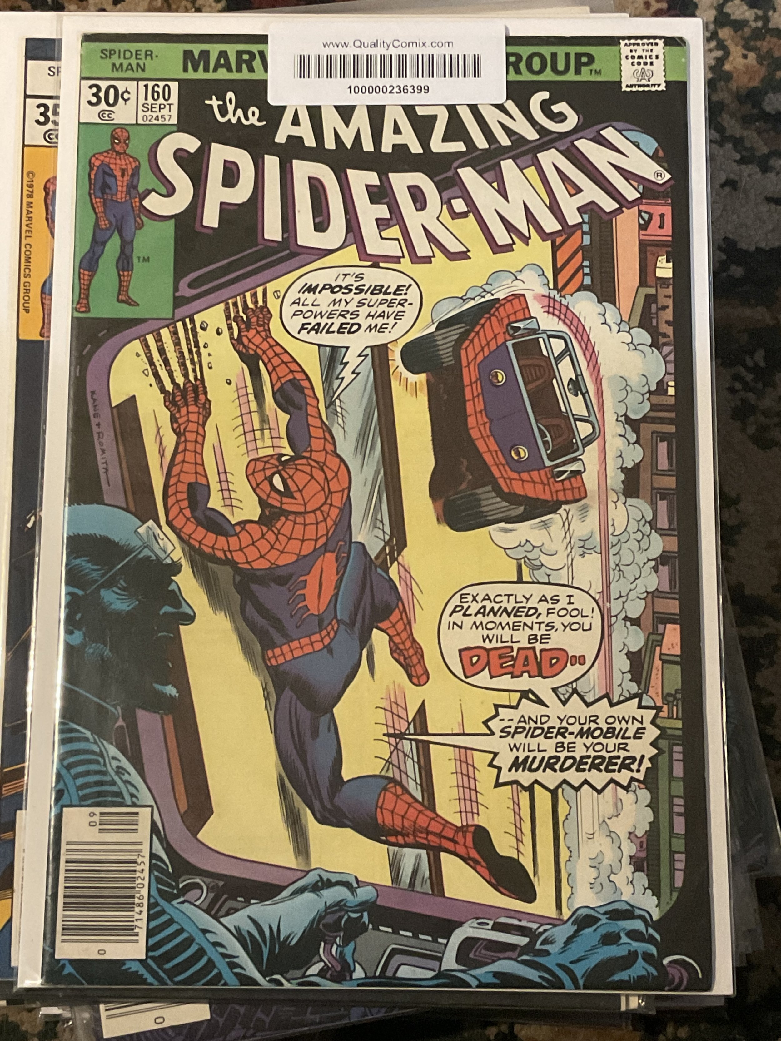 The Amazing Spider-Man #160 (1976) | Comic Books - Bronze Age, Marvel ...