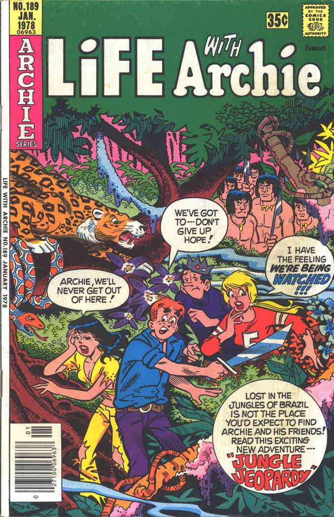 Life with Archie #189 VG ; Archie | low grade comic January 1978 Jungle ...