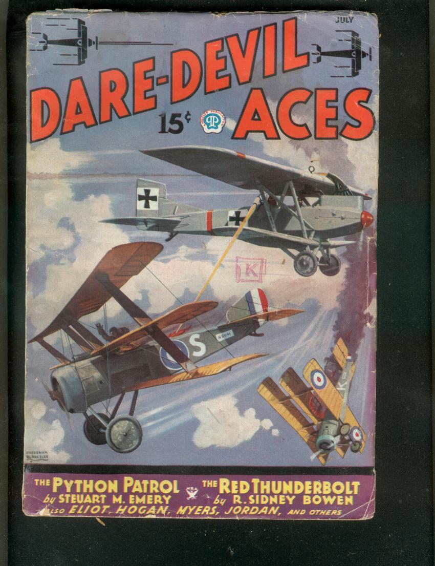 Dare-Devil Aces--July 1935--Pulp Magazine--Popular--VG | Comic Books ...