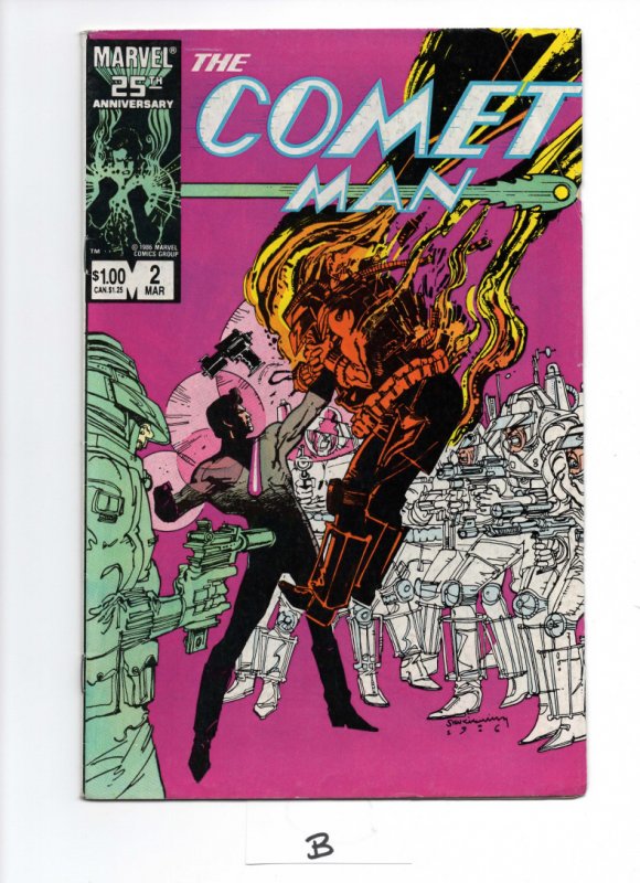 Comet Man #2 Marvel 1987-Combine Ship | Comic Books - Copper Age ...