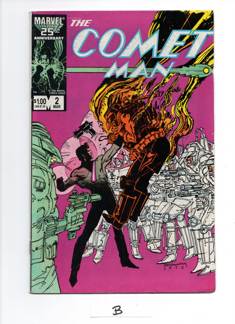 Comet Man #2 Marvel 1987-Combine Ship | Comic Books - Copper Age ...