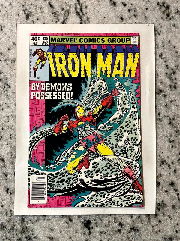 Iron Man # 130 NM Marvel Comic Book War Machine Avengers Hulk X-Men 9 ...