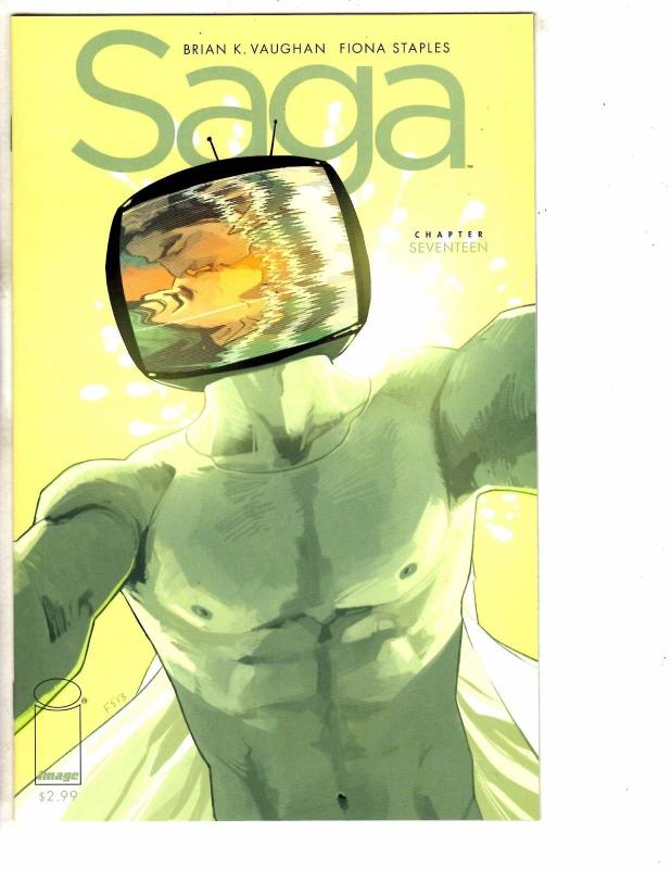 Saga # 17 NM 1st Print Image Comic Book Fiona Staples Brian K. Vaughan ...