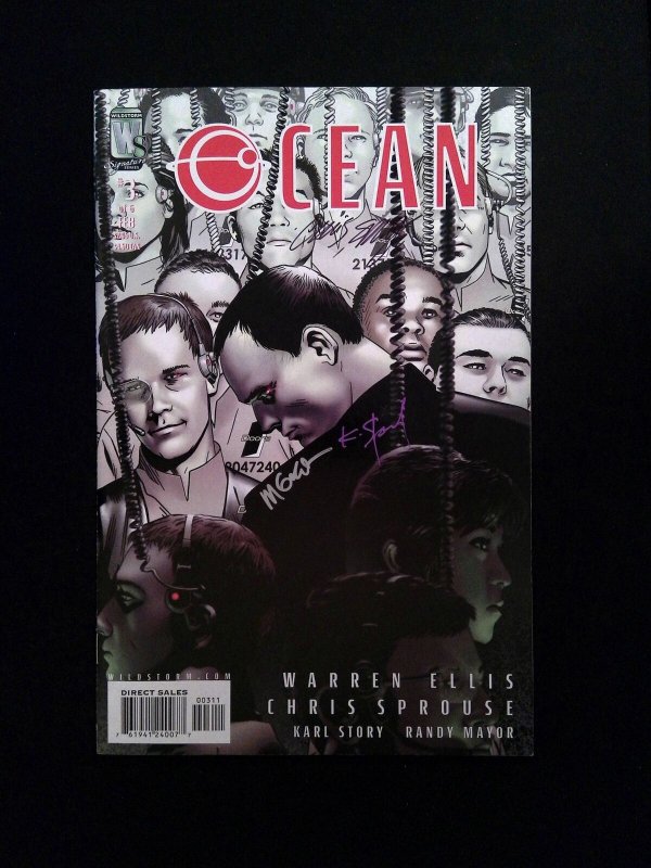 Ocean #3 DC/Wildstorm Comics 2005 VF/NM Signed by Karl Story,Chris ...
