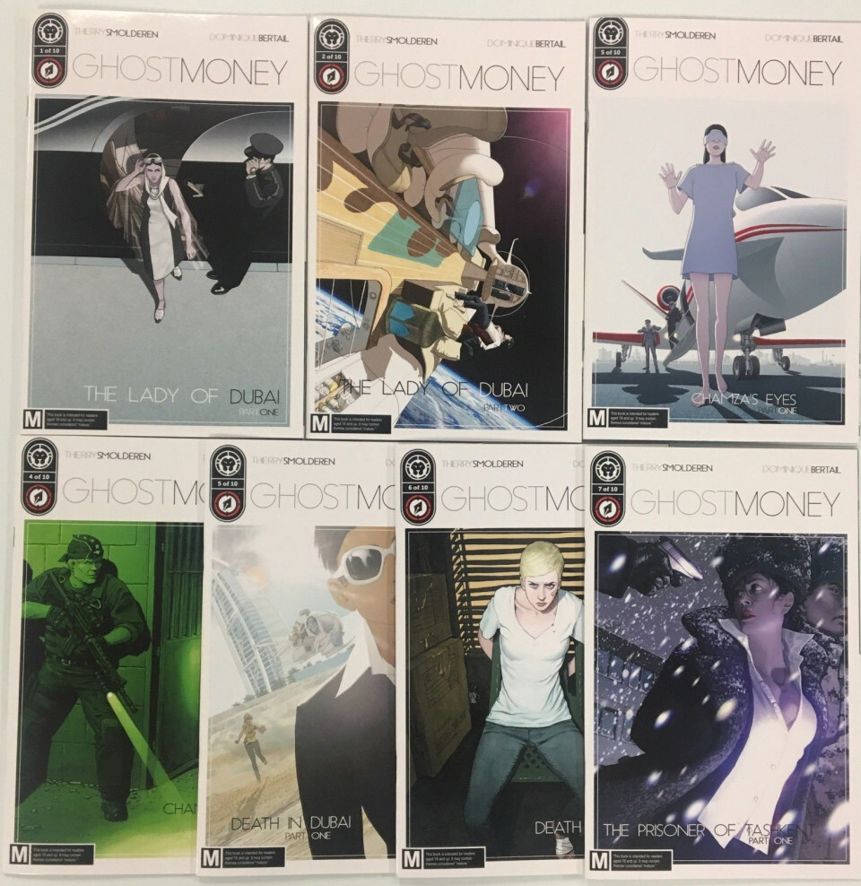 Ghost Money (2017) #1 2 3 4 5 6 7 NM (9.4) Lady of Dubai & Death in ...