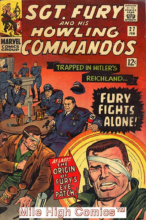SGT. FURY AND HIS HOWLING COMMANDOS (1963 Series) #27 Good Comics Book ...