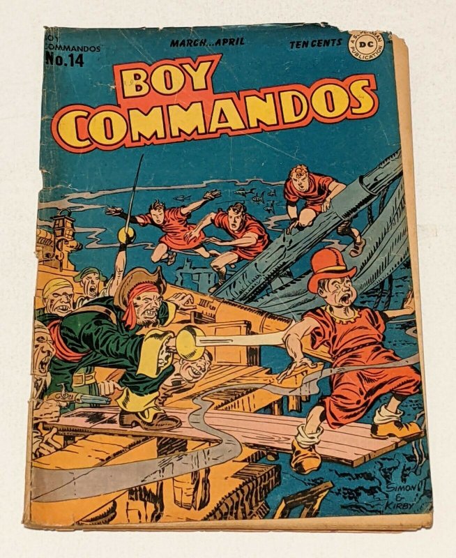 Boy Commandos #14 (Apr 1946, DC) Good 2.0 Joe Simon & Jack Kirby cover | Comic Books - Golden ...