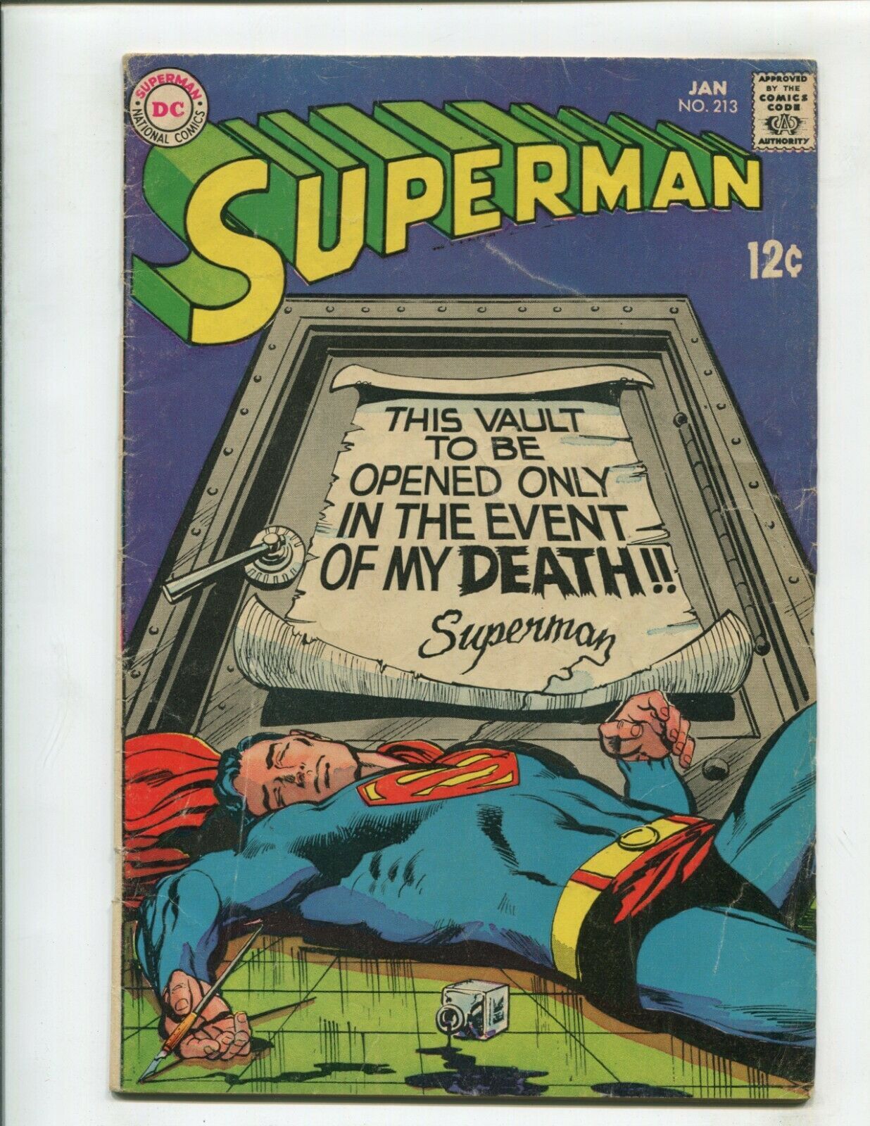 Superman #213 (Vg) the Most Dangerous Door!! 1969 | Comic Books ...
